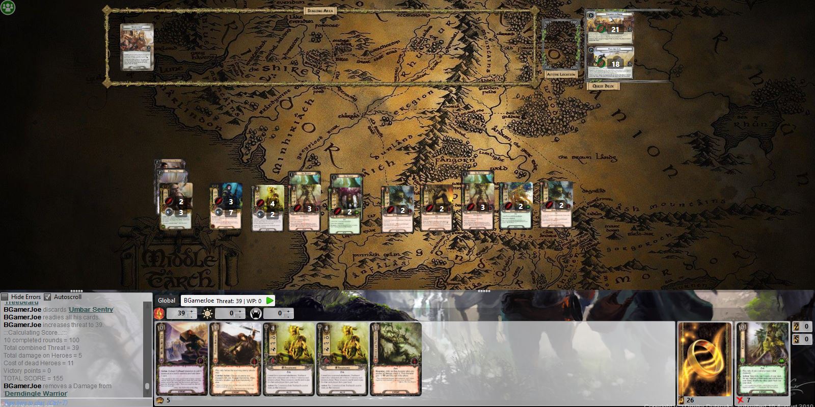Deck #16 Tents for Ents | LOTR Deck Testing Ground