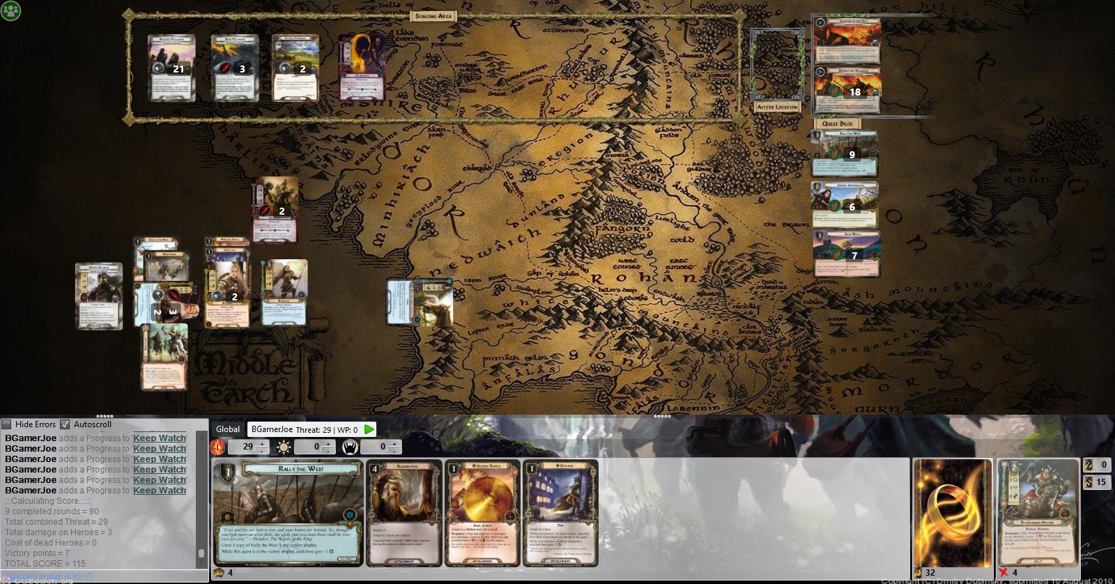 Deck #17 Secret Paths Through the Drúadan Forest | LOTR Deck Testing Ground
